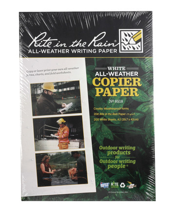 Rite in the Rain All-Weather Copier Paper A4 White - 8512 - TACWRK