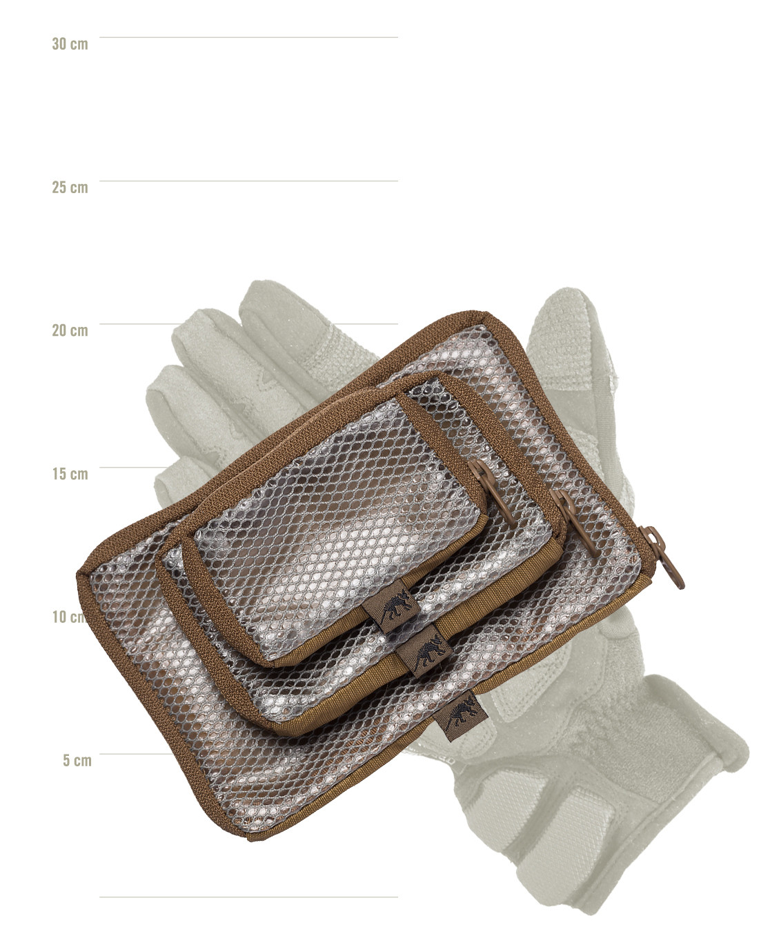 TASMANIAN TIGER TT Mesh Pouch VL Set Coyote Brown - 7222.346 - TACWRK